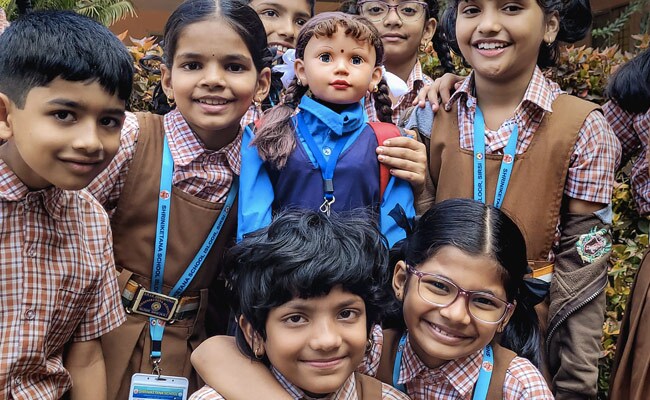 This Humanoid Robot Can Teach Up To Class 4 Students In Karnataka