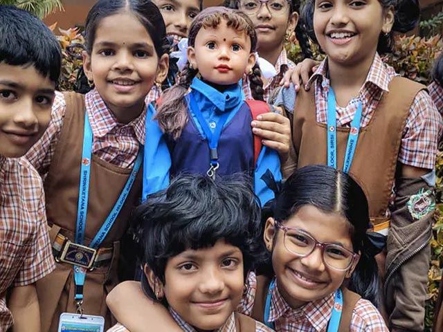 This Humanoid Robot Can Teach Up To Class 4 Students In Karnataka