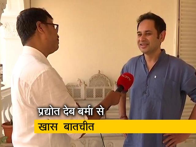 TMP के प्रमुख प्रद्योत देब बर्मा ने कहा- "त्रिपुरा के आदिवासी के बिना ...