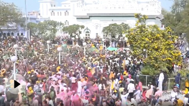 Hindus, Muslims Celebrate Holi Together At Uttar Pradesh Dargah
