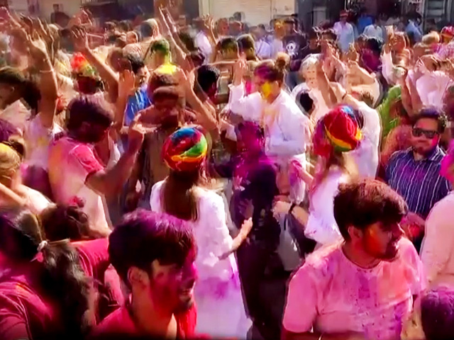 Foreigners Celebrate Holi With Locals In Udaipur