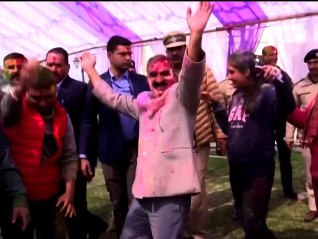 Watch: Himachal Chief Minister "Nati" Dance At Holi Celebration In Shimla