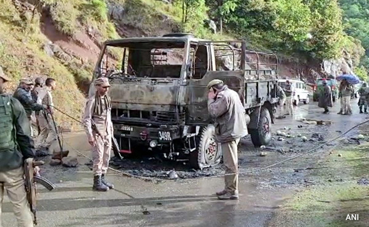 J&K Poonch Attack: Drones, Sniffer Dogs Used In Hunt For Terrorists, 12 Detained