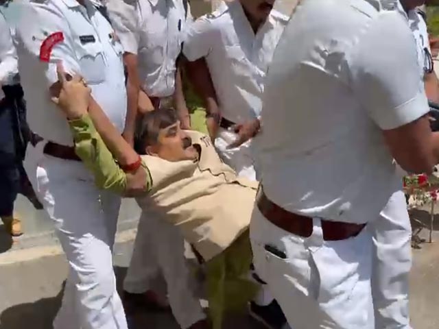 BJP's Jibesh Kumar Thrown Out Of Bihar Assembly Amid Discussion On Ram ...