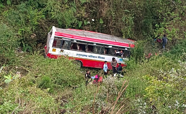 Uttarakhand Bus Accident: Bus Falls Into 230-Foot Deep Gorge On ...
