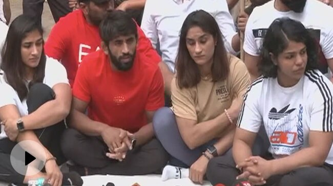 Will Eat And Sleep Here Until Protesting Top Wrestlers Back In Delhi