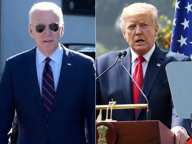 Donal Trump Vs Joe Biden In 2024