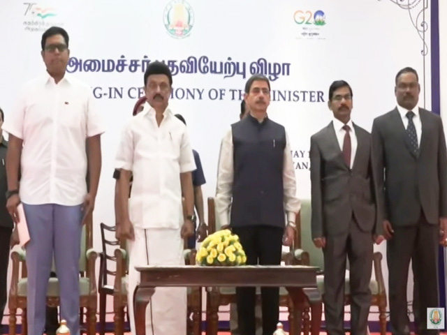 TRB Rajaa Sworn In As Tamil Nadu Minister, SM Nasar Dropped