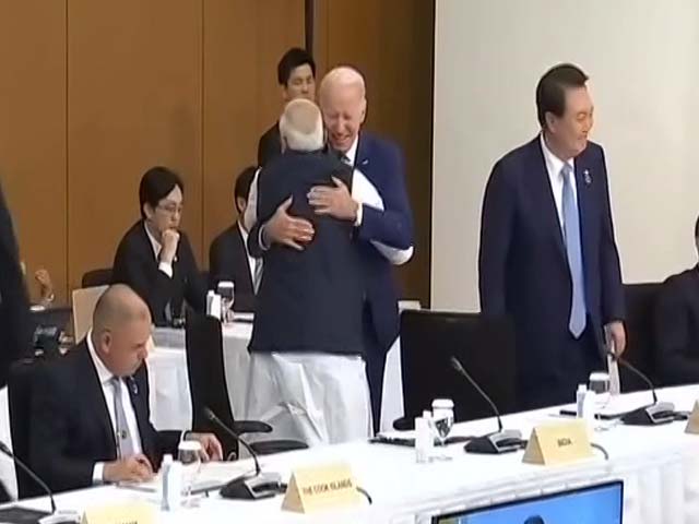 Watch: PM Modi, Joe Biden Share Warm Hug At G7 Summit