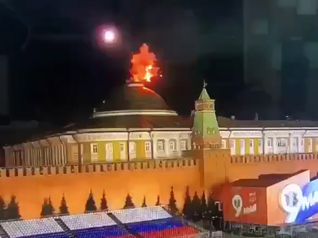 Drone Explodes Over Kremlin As Russia Alleges Assassination Bid On Putin