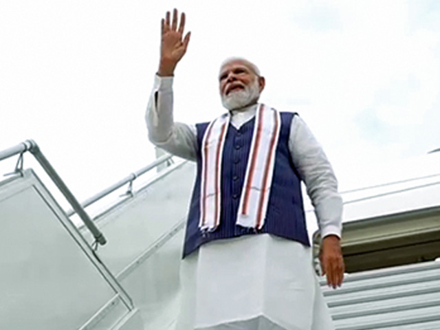 PM Modi Embarks On 1st State Visit To US