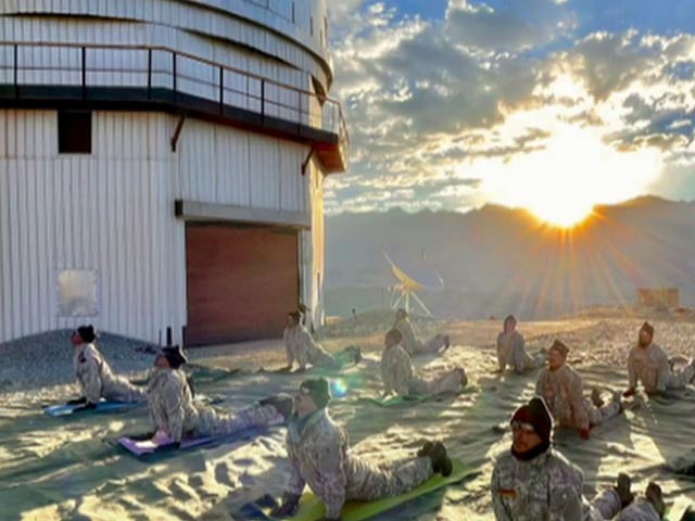 Video: Indian Army's Stunning Yoga Display Across The Country