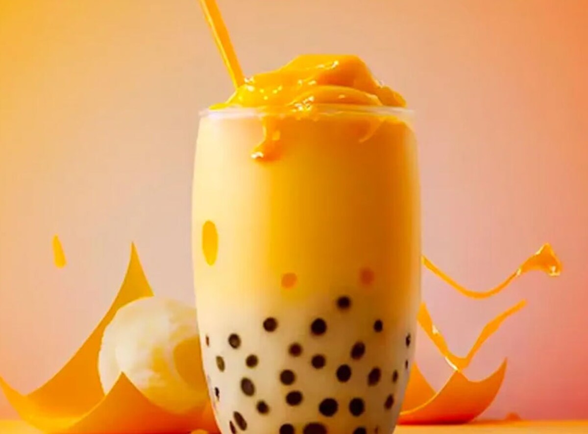 mango bubble tea robson