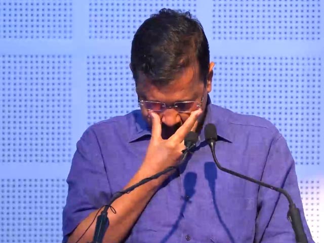 "This Was His Dream": Arvind Kejriwal Tears Up, Says Missing Manish Sisodia