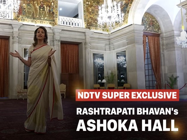 NDTV Exclusive: The Stunning Ashoka Hall Of Rashtrapati Bhavan