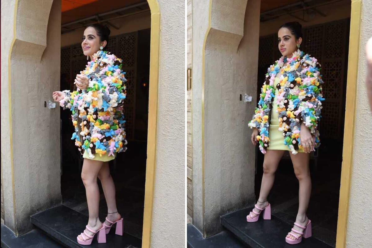 Uorfi Javed Rocks the Quirky Soft Toys Jacket with Flawless Style: See ...