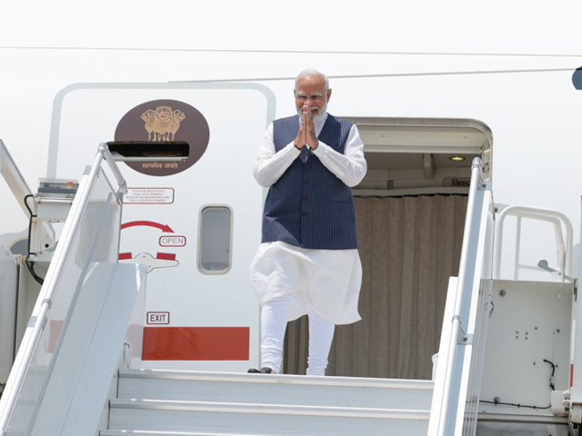 PM Modi Lands In New York For 3-Day US Tour