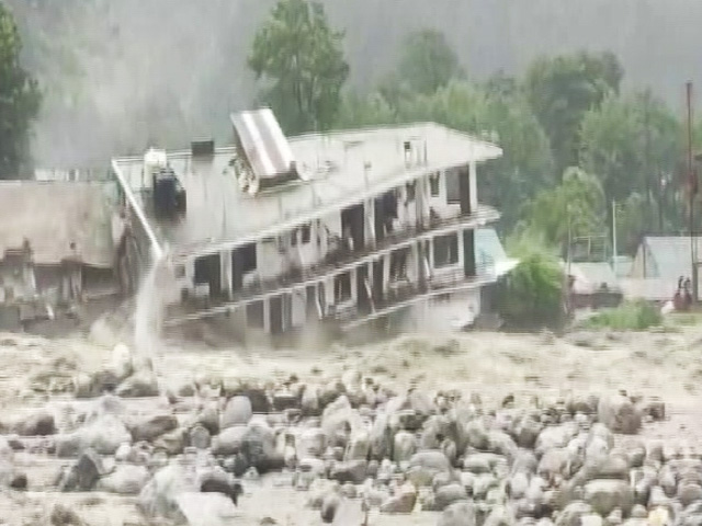 River Fury Pulls Down Houses, Bridges Across Himachal Amid Heavy Rain