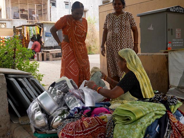 A Traditional System Of Barter - Collecting Old Clothes In Exchange For ...