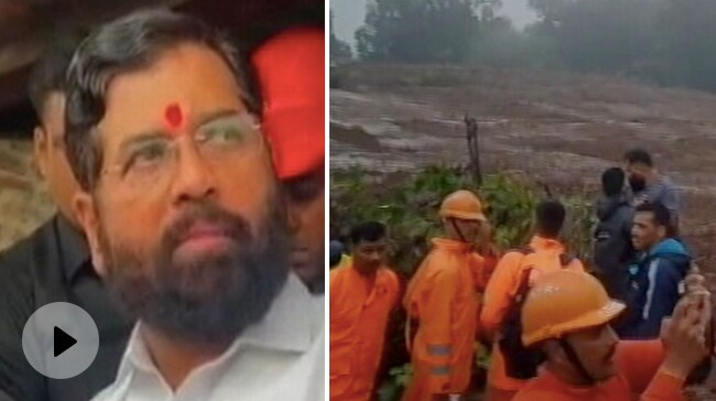 Raigad Landslide: CM Eknath Shinde Reached The Spot, 98 People Rescued So Far, 10 Dead. Ground ...