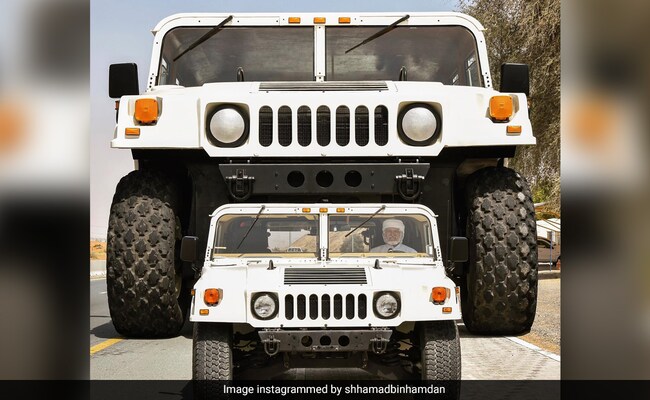 Dubai Sheikh Giant Hummer Goes Viral Internet Amazed To See This 46 ...