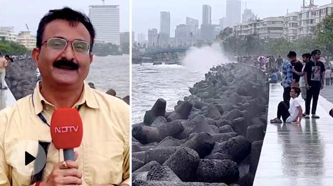 Mumbai Rains: Mumbaikars Reached Marine Drive To Enjoy The Weather. Ground Report