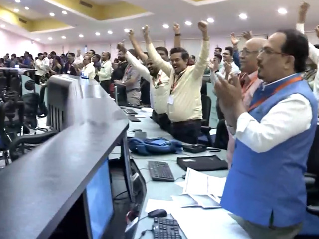 When Chandrayaan-3 Landed On Moon, This Is How ISRO Celebrated
