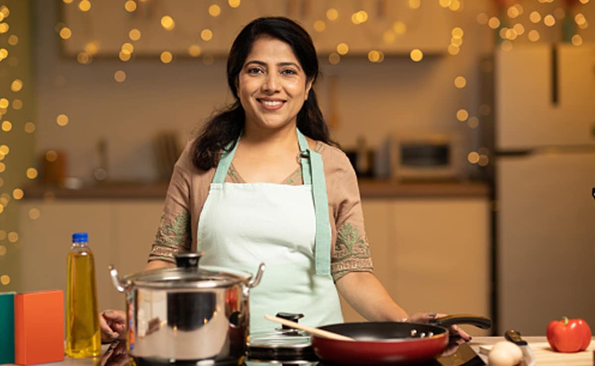 Indian Woman Cooking