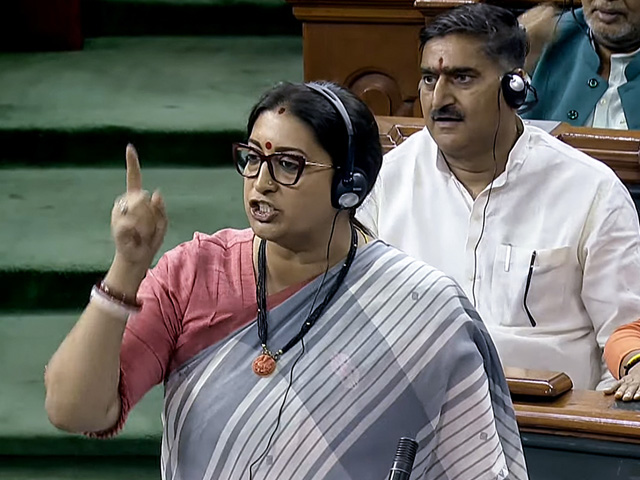 Manipur Is Not Divided: Smriti Irani Counters Rahul Gandhi In Parliament