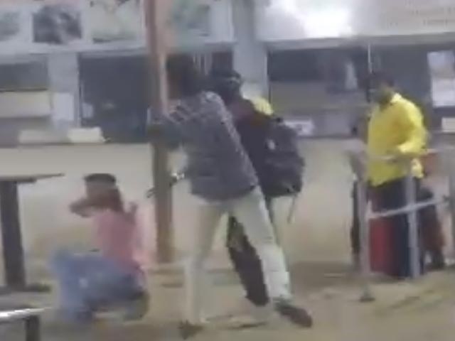 On Camera, Man Slapped Armed "Terrorist" In Maharashtra Temple. Then, A ...