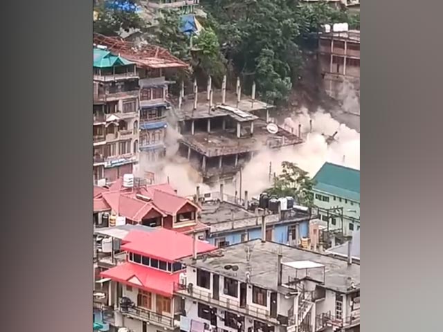 Video: Massive Landslide In Himachal's Kullu, Several Houses Collapse