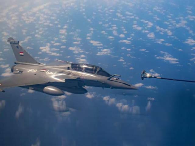 Indian Air Force's Mid-Air Assist To Egyptian Jet During Training