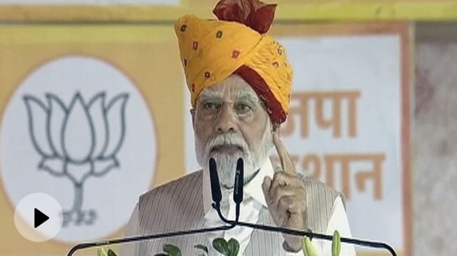 'Red Diary, OROP, Women's Bill' Feature In PM's Attack On Gehlot Government