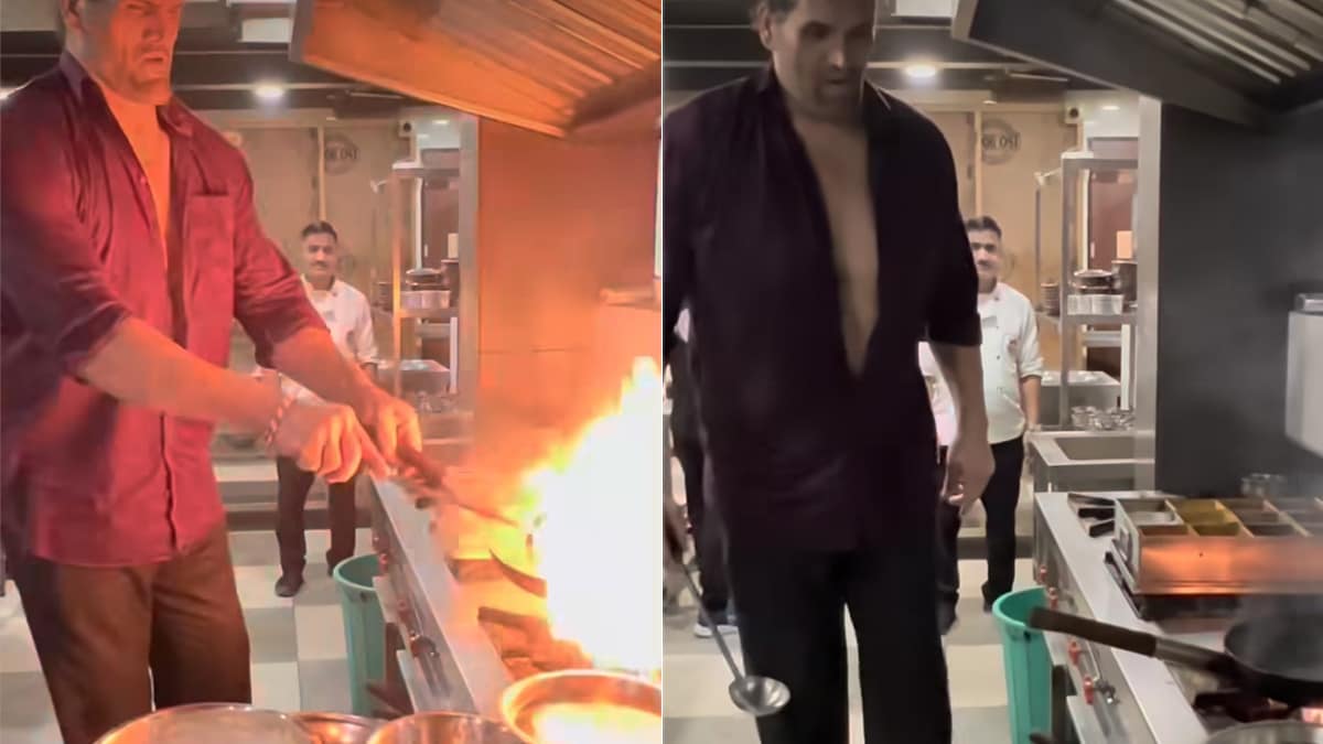 Watch: The Great Khali Turns Chef, Cooks Up A Storm In The Kitchen ...