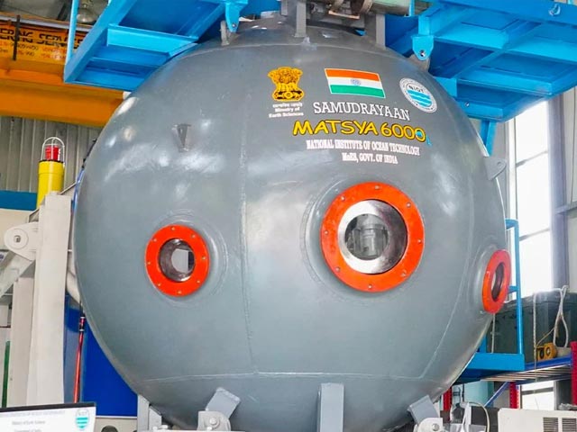 Union Minister Shares Pics Of Matsya 6000, India's Deep Sea Submersible