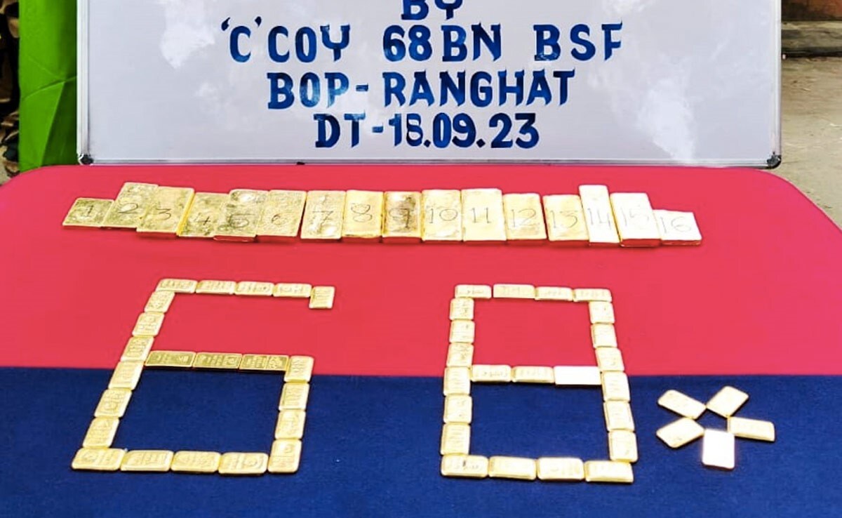 Border Security Forces Seize 23 Kg Gold Worth Rs 14 Crore At Bangladesh