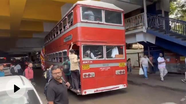 Mumbai's Iconic Red Double-Decker Buses To Go Off Roads After 8 Decades