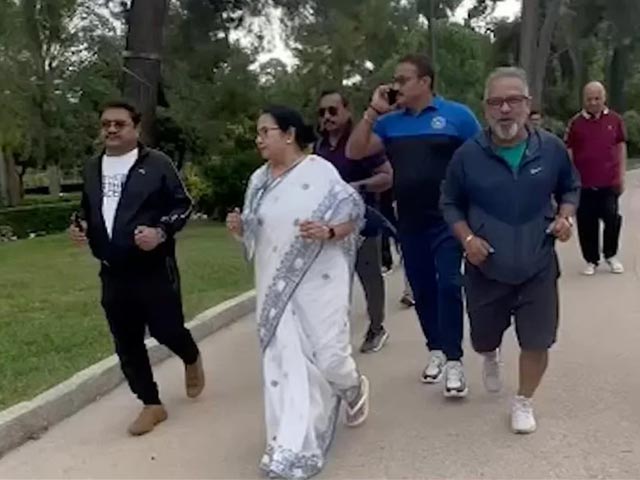 Watch: Jogging In Saree, Slippers, Mamata Banerjee's Insta Post From Spain