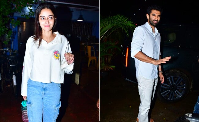 Ananya Panday And Aditya Roy Kapur Visited Vikramaditya Motwane's ...