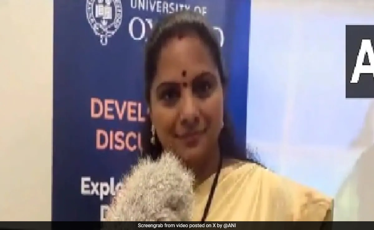 BRS's K Kavitha At Oxford University Says Congress Had Ample ...
