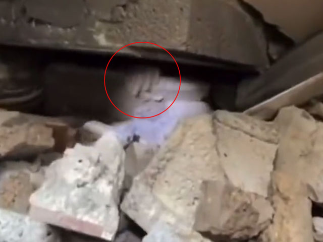 Trembling Hand, A Call For Help - Stark Image Of Gaza Tragedy