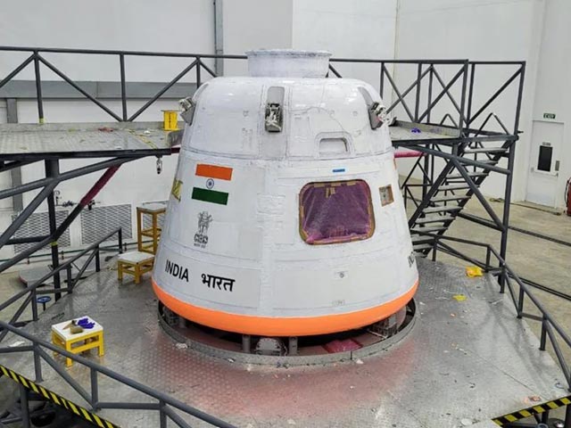 ISRO's Gaganyaan Takes Shape, First Images Of Crew Module Released