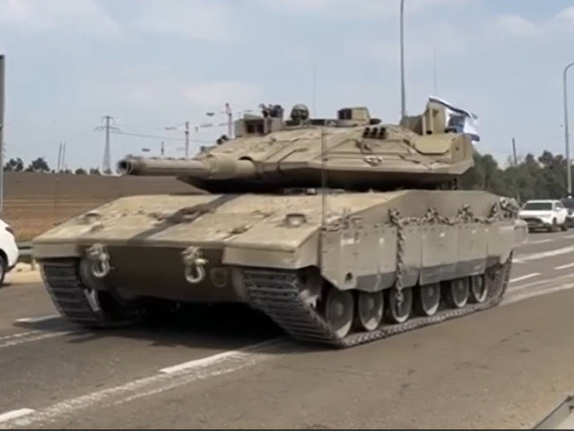 Israel Army Tanks Head To Gaza Border Amid War With Hamas