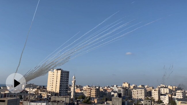 Israel-Hamas War | Video: Rockets Fired At Israel From Gaza Strip
