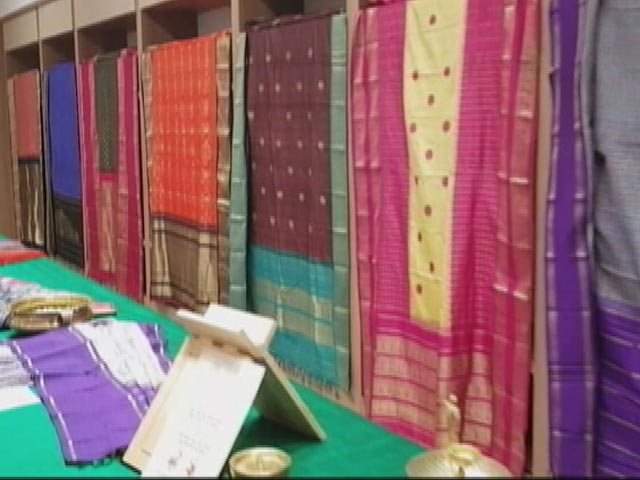 Vintage Kancheepuram Sarees On Display At Chennai Exhibition