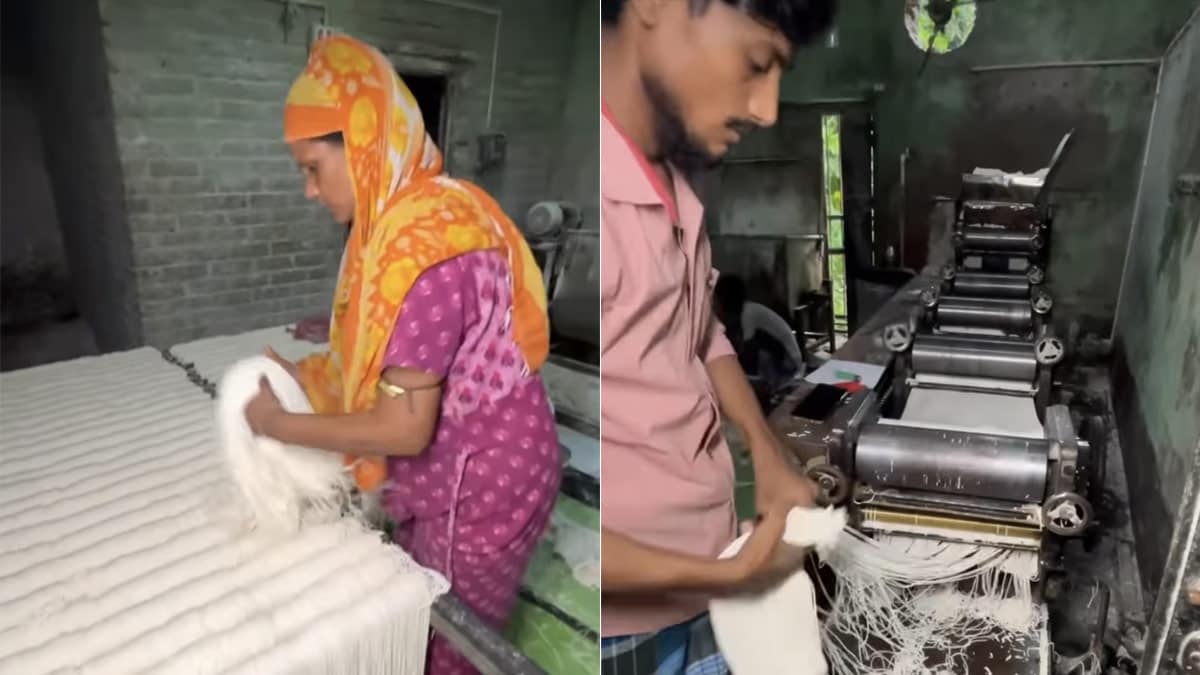Viral Video Of Noodle-Making Process At Kolkata Factory Is Making The ...