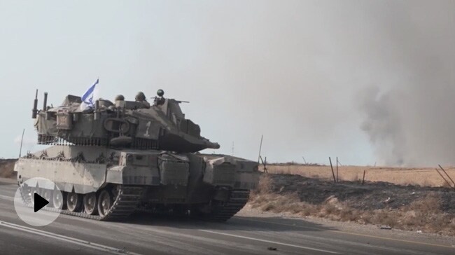 Israel-Hamas War | Israeli Tanks Hit Hamas Hideouts Along Border With ...