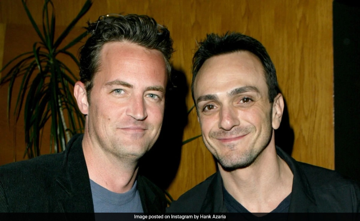 Friends Co-Star Hank Azaria Says Matthew Perry Helped Him "Get Sober"