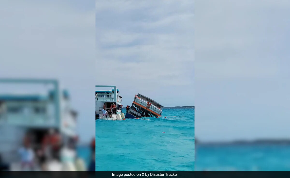 "Our Boat Is Sinking": 75-Year-Old Woman Dies After Ferry Sinks In Bahamas