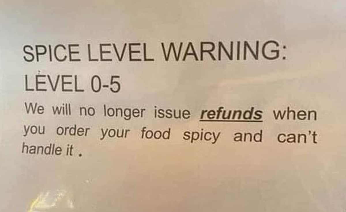 Viral Now: Indian Restaurant In UK Has "Spice Level Warning", Internet ...